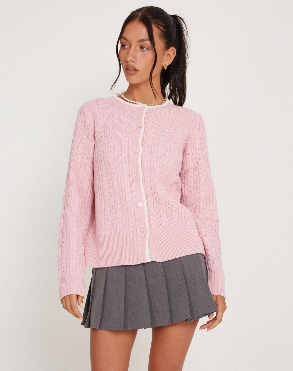 Pink Cardigan | Bavana – motelrocks-com-us