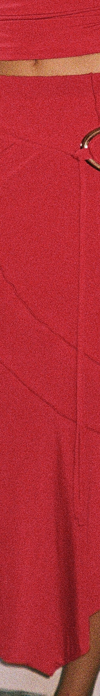 Red Midi Skirt Kimiko Motelrocks Com Us
