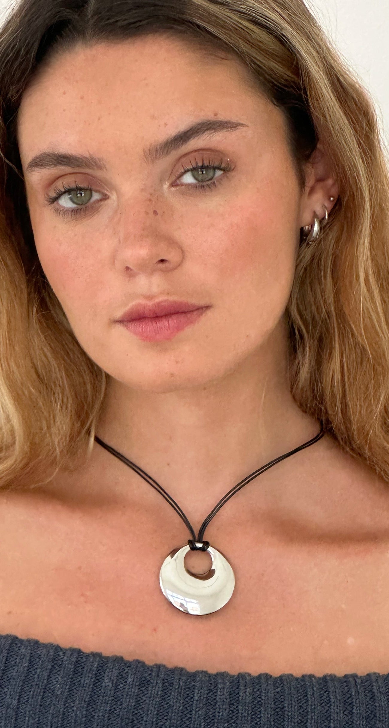 Cord Circle Necklace | Aurora – motelrocks-com-us