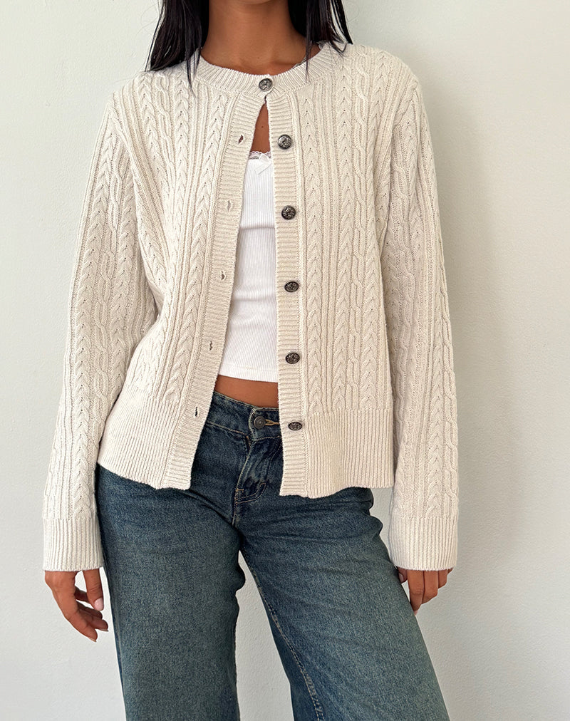 Ivory Cardigan | Bavana – motelrocks-com-us