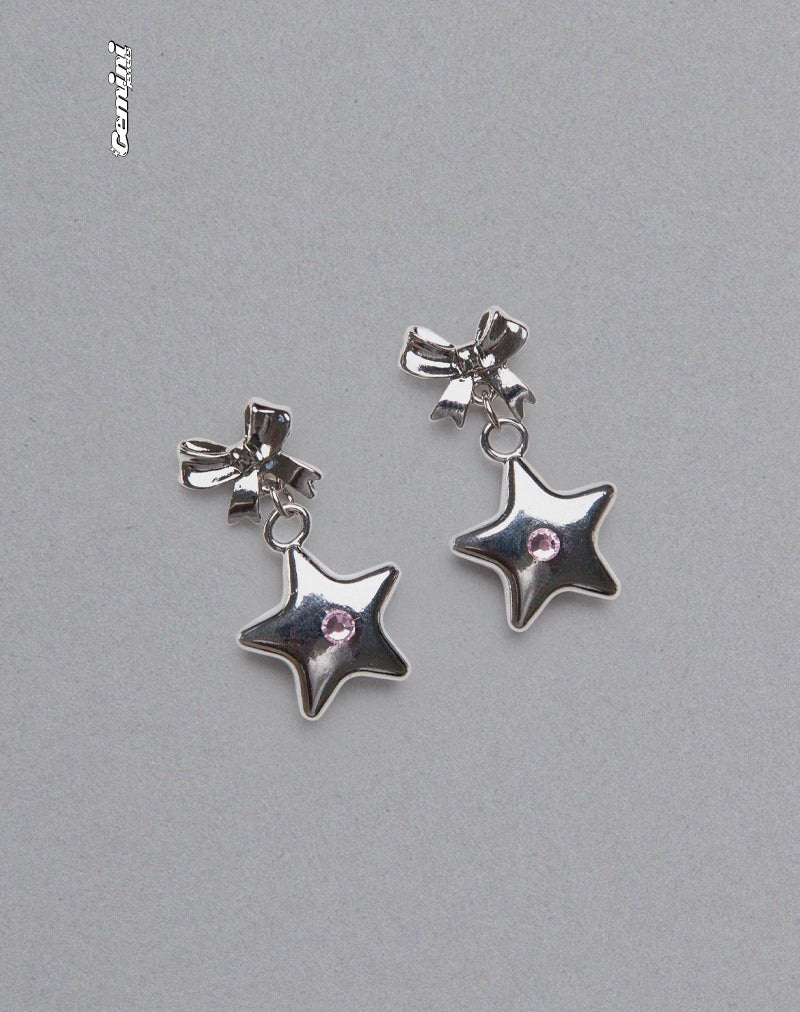 Pink Star Earrings | Bellatrix – motelrocks-com-us