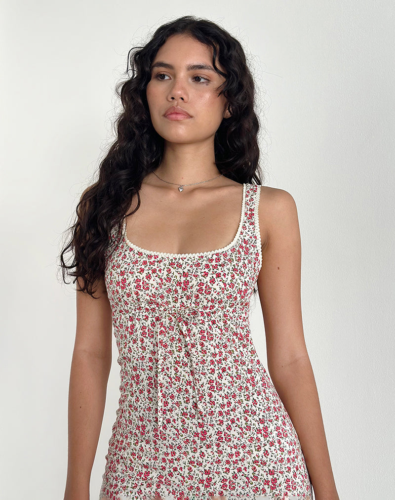 Pretty Ditsy Midi Dress | Bila – motelrocks-com-us