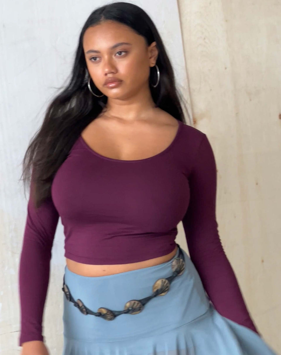 Fig Long Sleeve Top | Bonlo – motelrocks-com-us