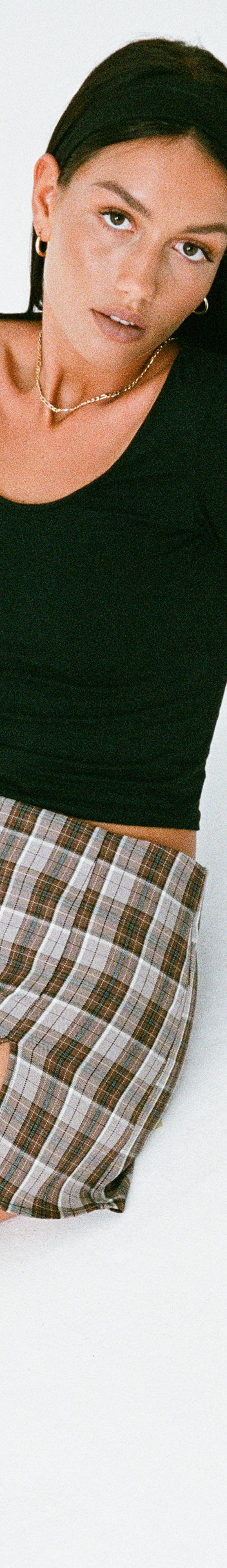 Black Long Sleeve Scoop Neck Top | Bonlo – motelrocks-com-us