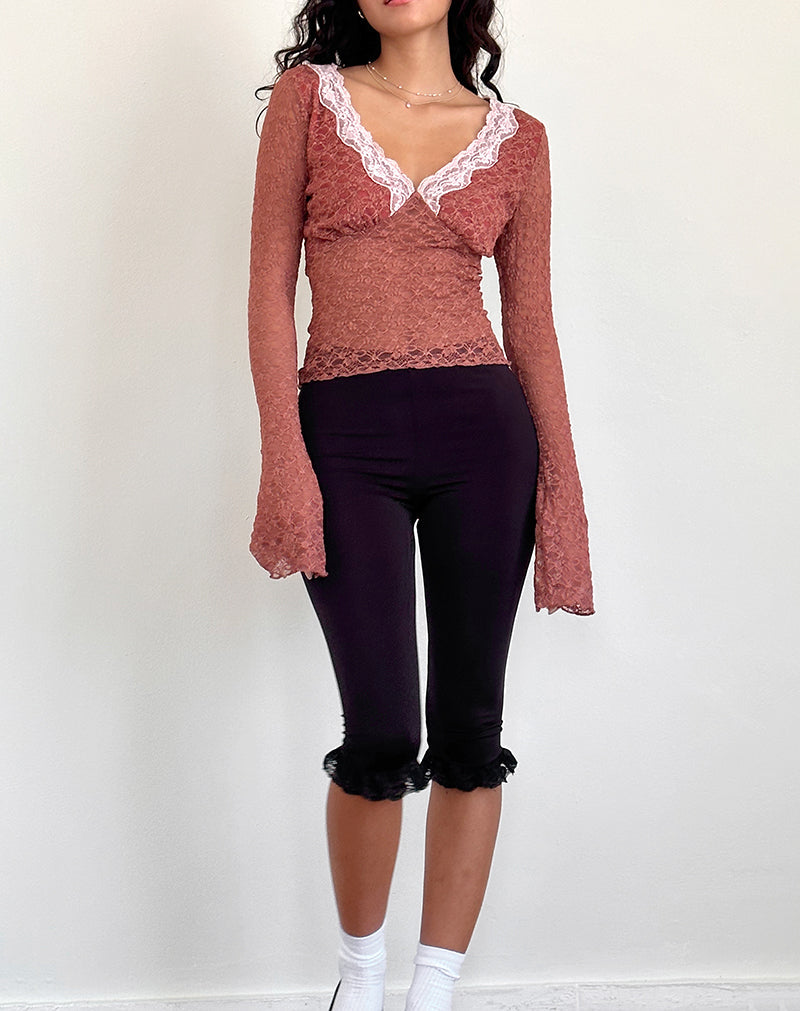 Withered Rose Long Sleeve Lace Top | Chantal – motelrocks-com-us