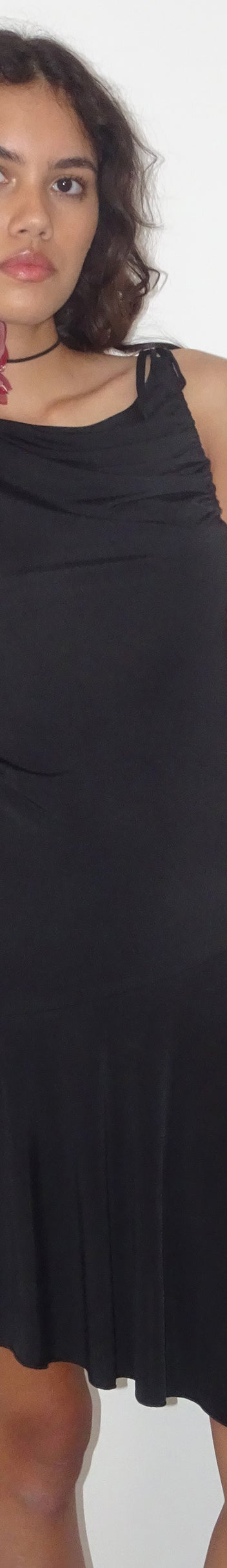 Black Slinky Mini Dress | Chaya – motelrocks-com-us