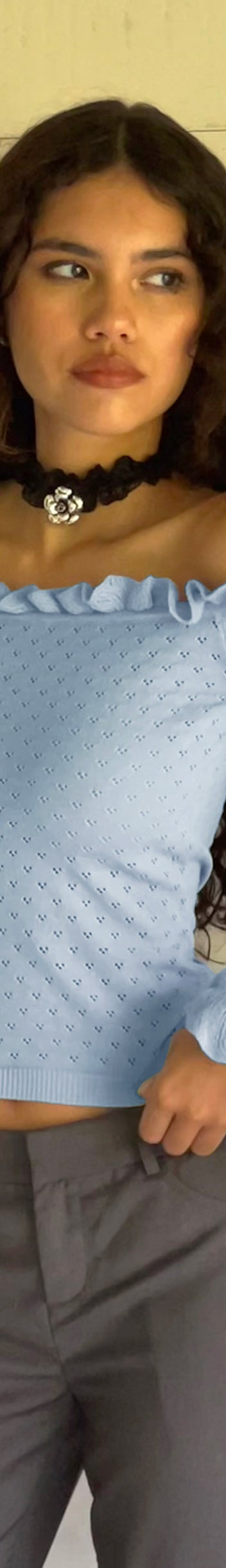 Tailoring Grey Capri Trouser | Tuni – motelrocks-com-us