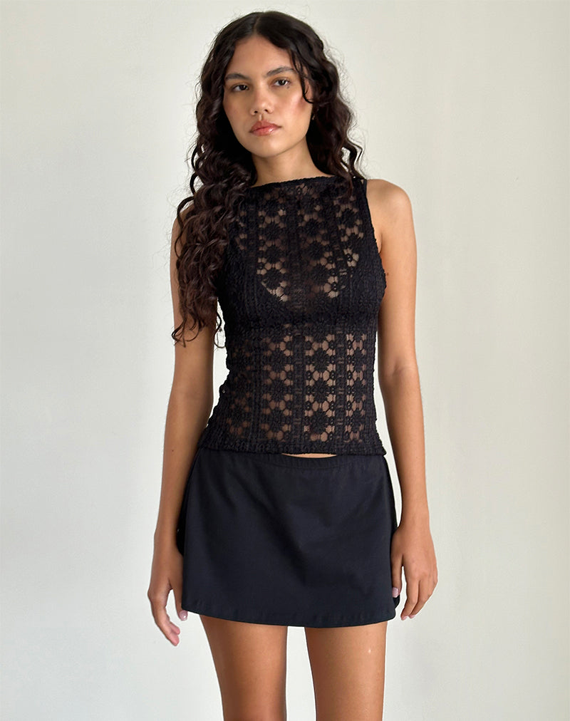 Black Regal Lace Top | Dudley – motelrocks-com-us