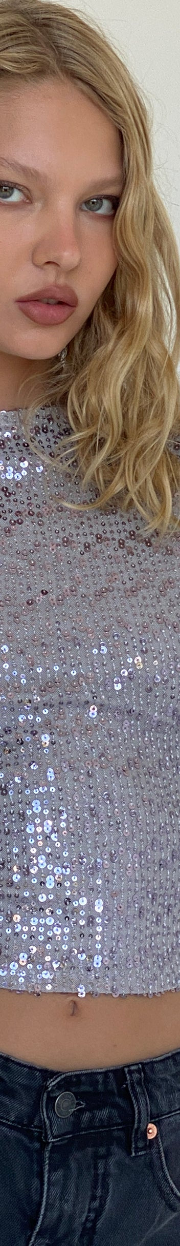 Silver Sequin Backless Top | Erika – motelrocks-com-us