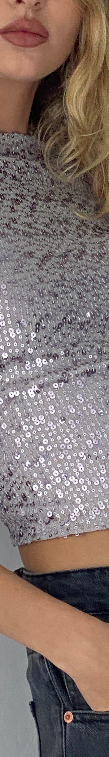 Silver Sequin Backless Top | Erika – motelrocks-com-us