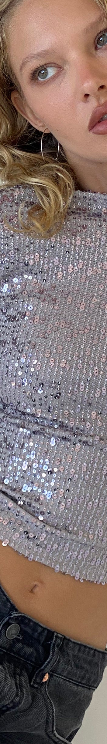 Silver Sequin Backless Top | Erika – motelrocks-com-us