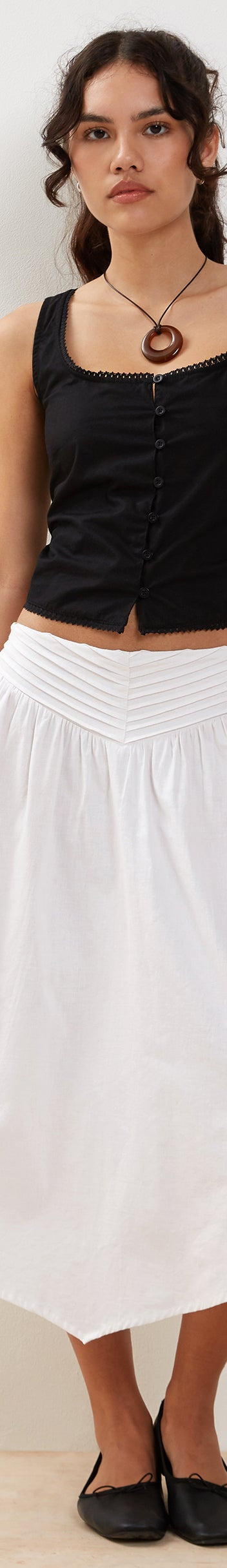 Poplin Black Corset Top | Fawn – motelrocks-com-us