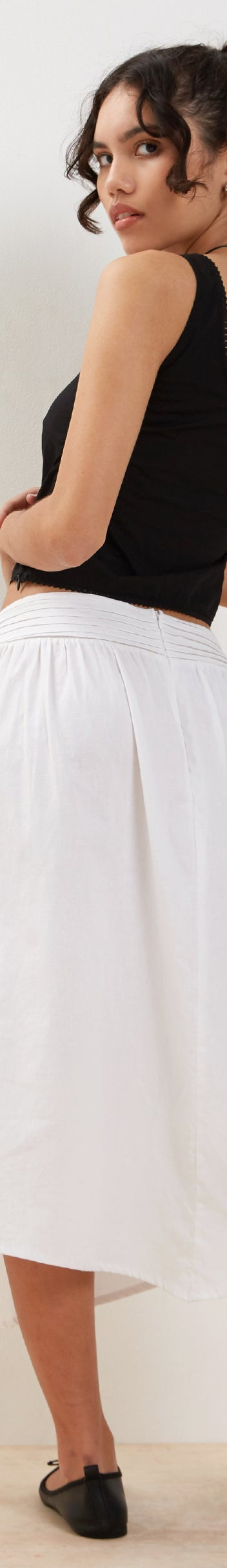 Poplin Black Corset Top | Fawn – motelrocks-com-us