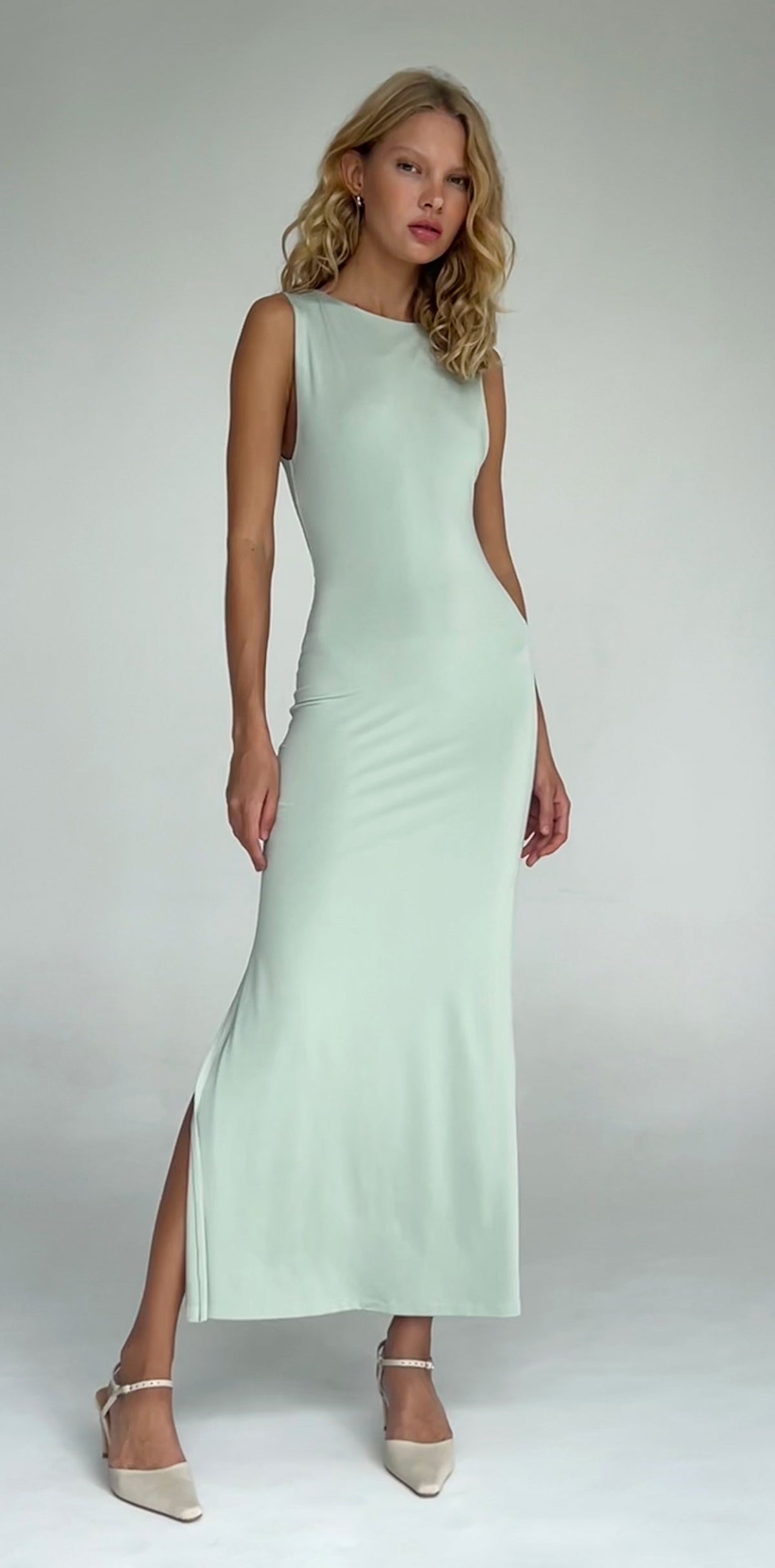 Mint Maxi Dress Flo Motelrocks Com Us