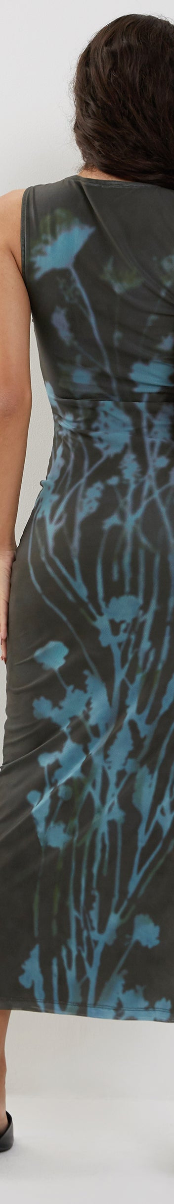 Lumen Mesh Green Midi Dress | Flo – motelrocks-com-us