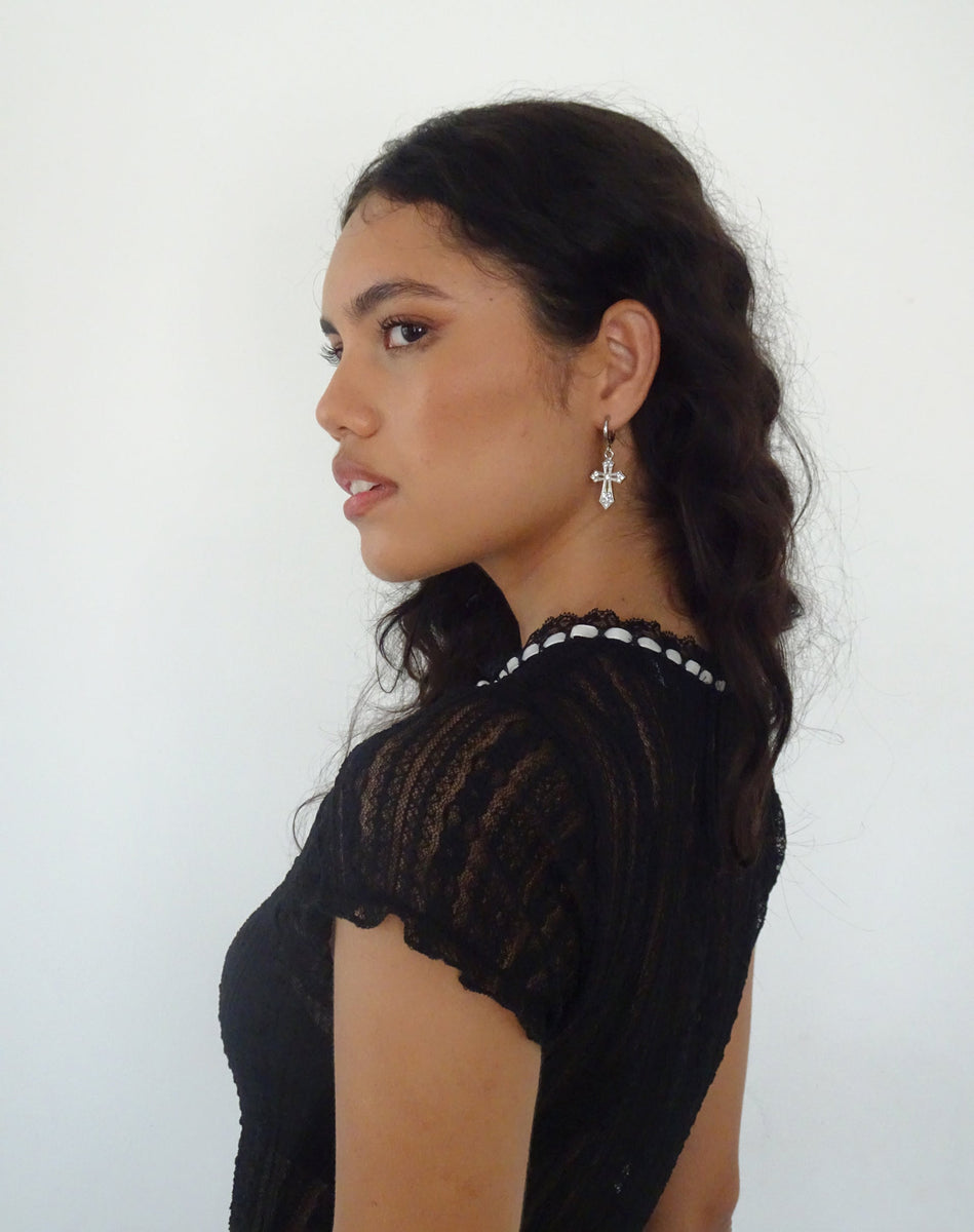 Cross Earrings | Gaia – motelrocks-com-us