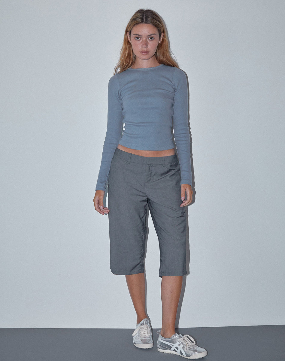 Powder Blue Open Back Top | Gelbon – motelrocks-com-us