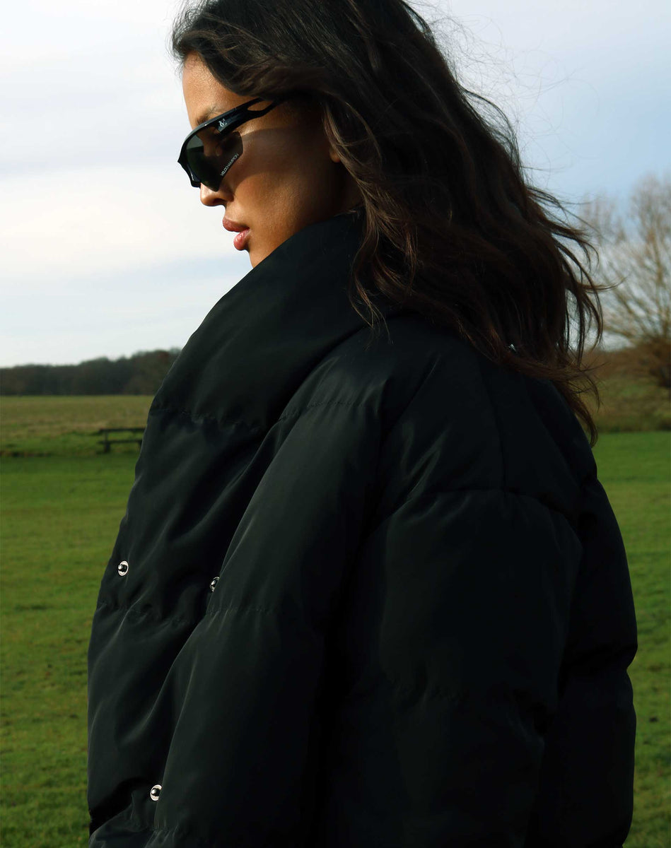 Black Padded Jacket | Kimbu – motelrocks-com-us