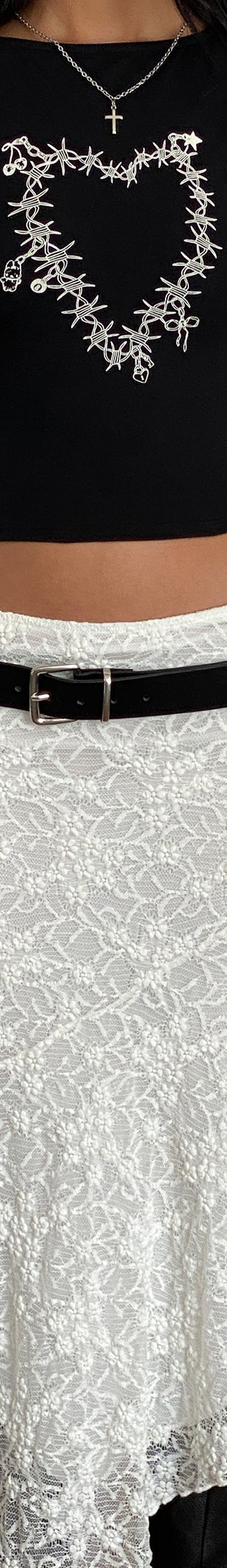 Black Tee with Cutie Thorns | Jonnet – motelrocks-com-us