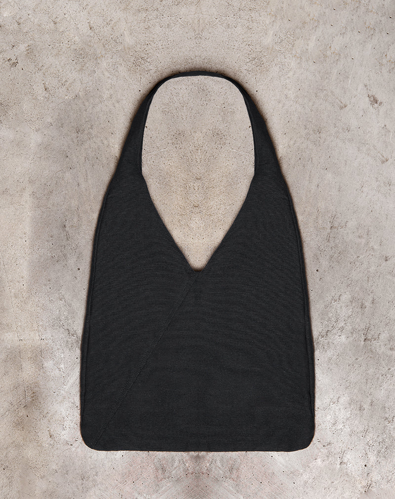 Black Oversized Shoulder Bag | Lum – motelrocks-com-us