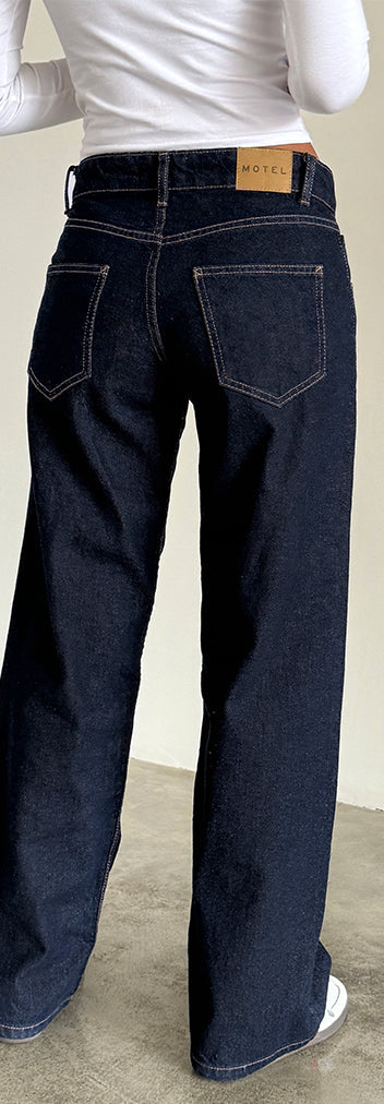 Indigo Low Rise Jeans | Parallel – motelrocks-com-us