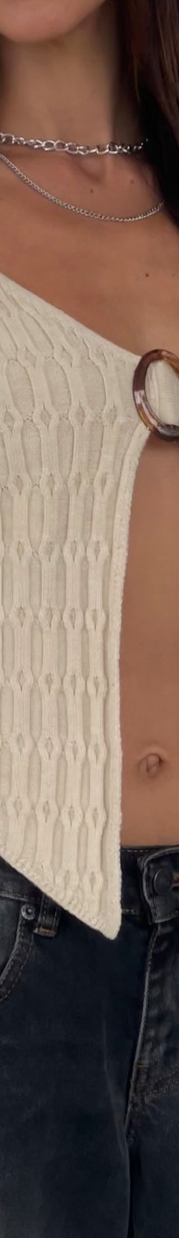 Neutral Knit Long Sleeve Butterfly Top | Mohara – motelrocks-com-us