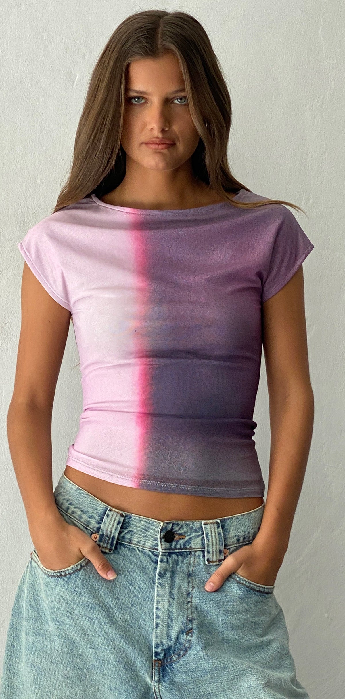 Pink Digi Print Top | Nova – motelrocks-com-us
