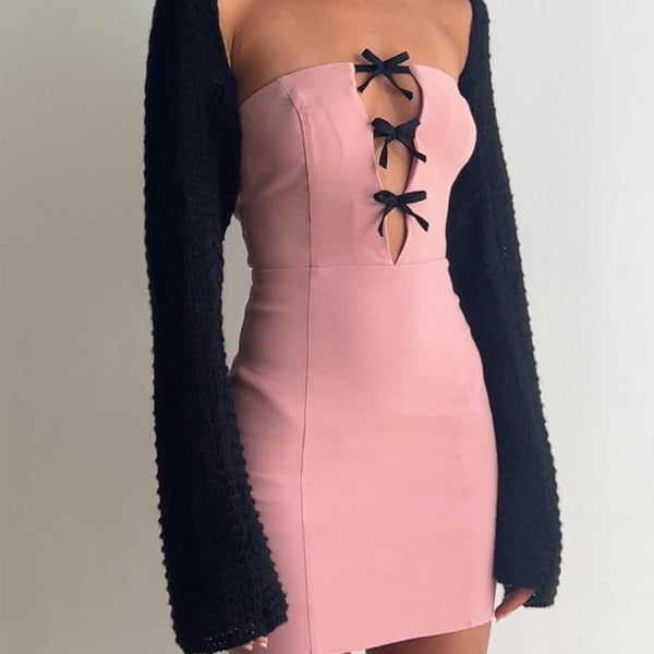 Pink Mini Dress | Novara – motelrocks-com-us