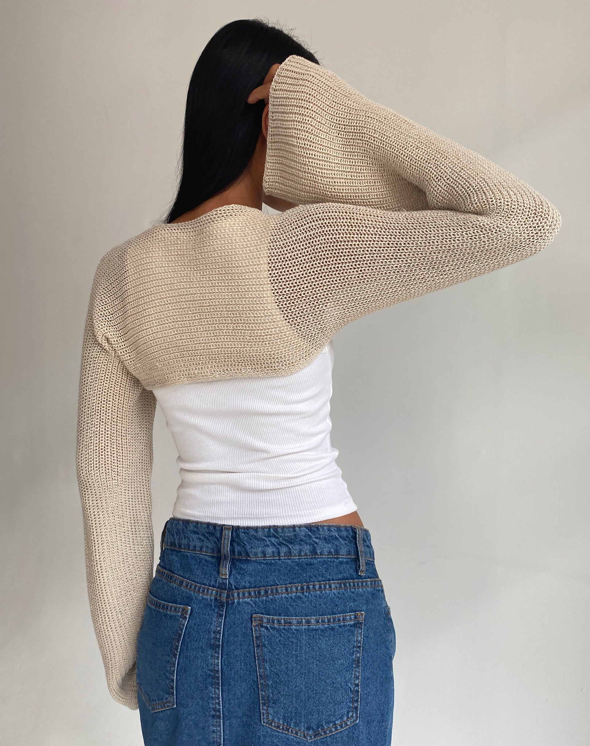 Natural Shrug Top | Nobila – motelrocks-com-us