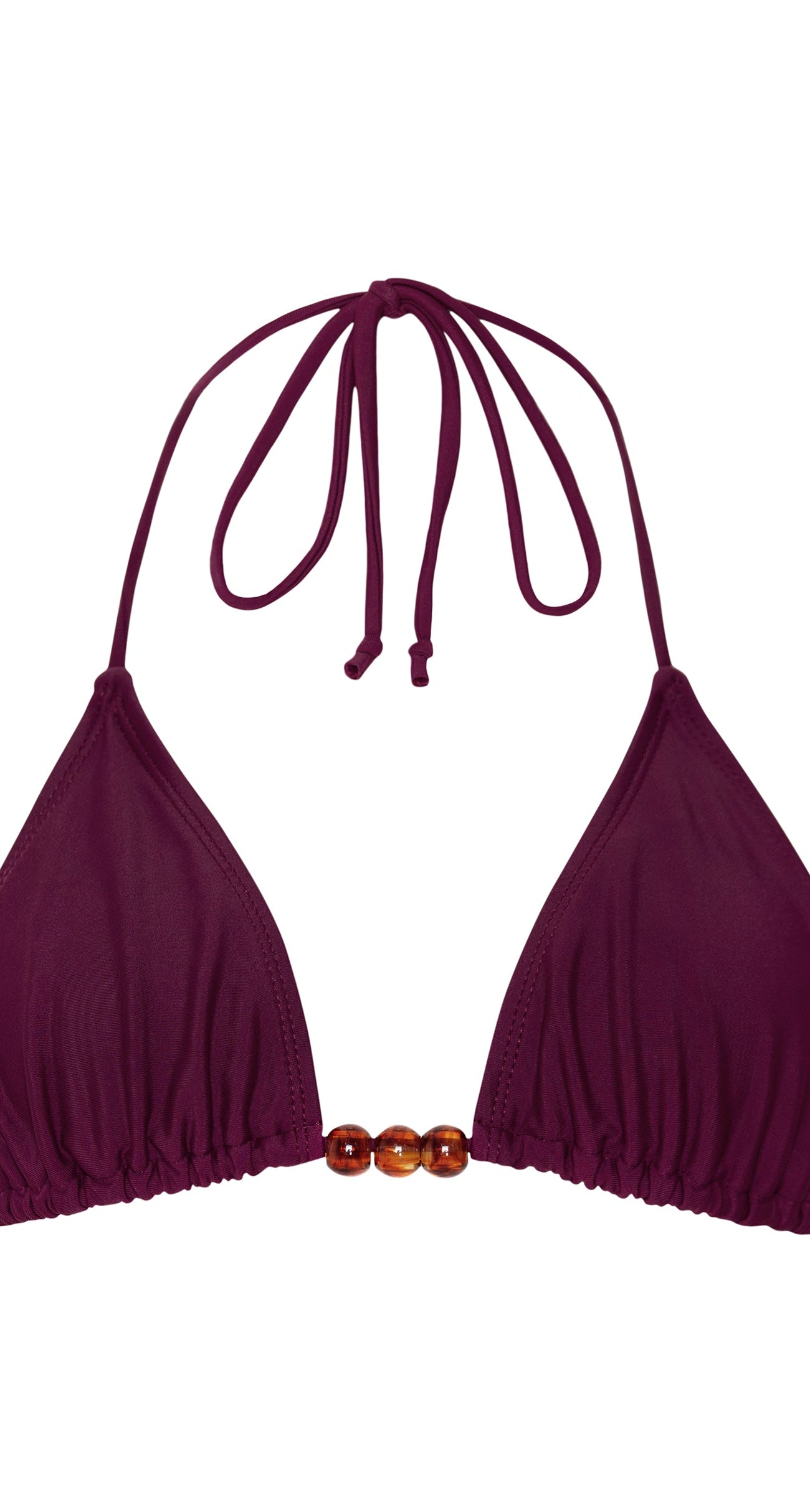 Burgundy Bikini Top | Leyna – motelrocks-com-us
