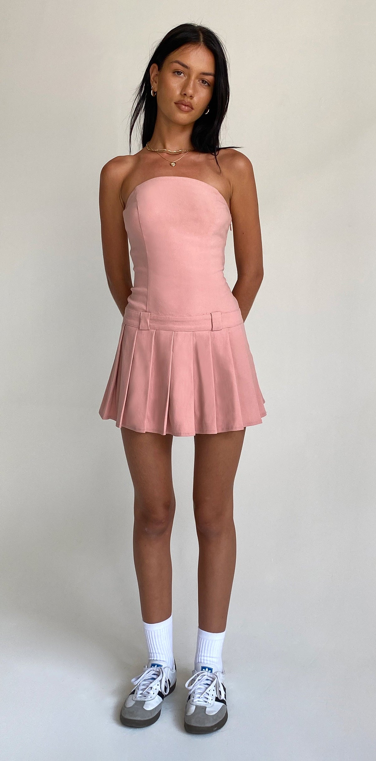 Pink Bodycon Bandeau Mini Dress | Payoda – motelrocks-com-us