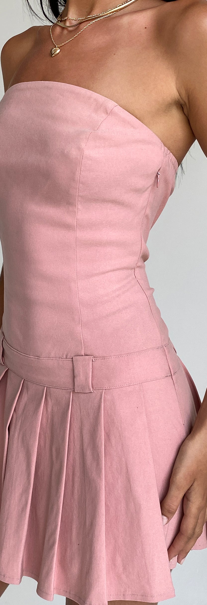 Pink Bodycon Bandeau Mini Dress | Payoda – motelrocks-com-us