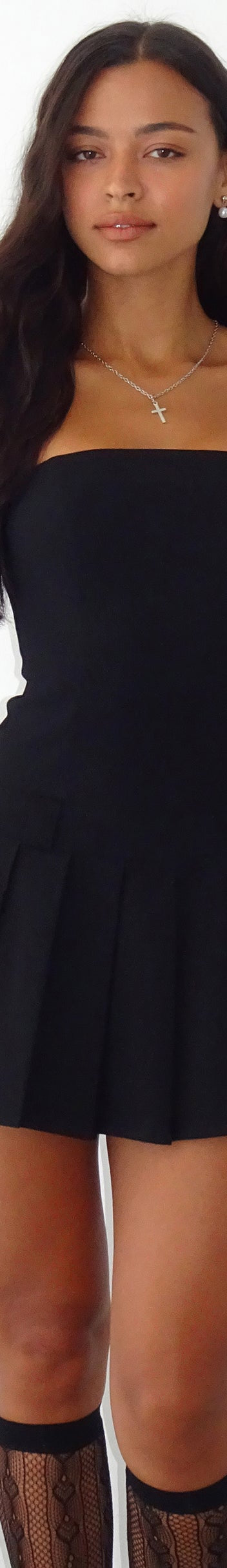 Black Bandeau Mini Dress | Payoda – motelrocks-com-us