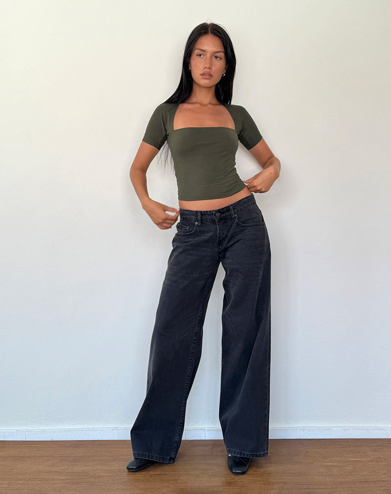 Olive Crop Top | Requa – motelrocks-com-us