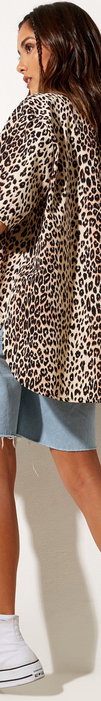 Oversize Leopard Print Shirt | Smith – motelrocks-com-us