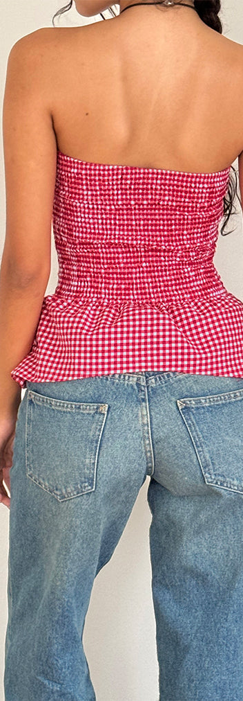 Red Gingham Top | Soter – motelrocks-com-us