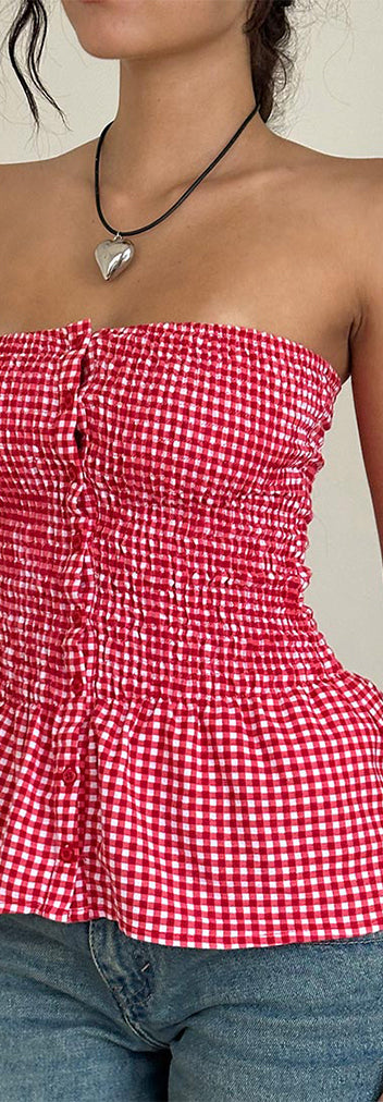 Red Gingham Top | Soter – motelrocks-com-us