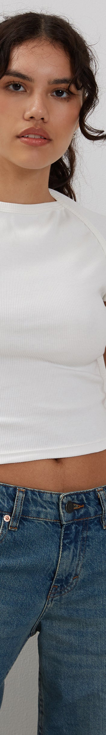 White Folded Sleeve Top | Tasley – motelrocks-com-us