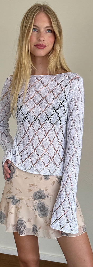 Silver Metallic Knit Jumper | Tate – motelrocks-com-us