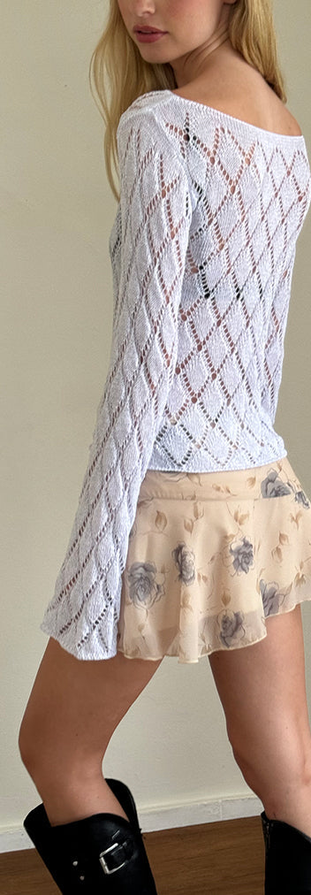 Silver Metallic Knit Jumper | Tate – motelrocks-com-us