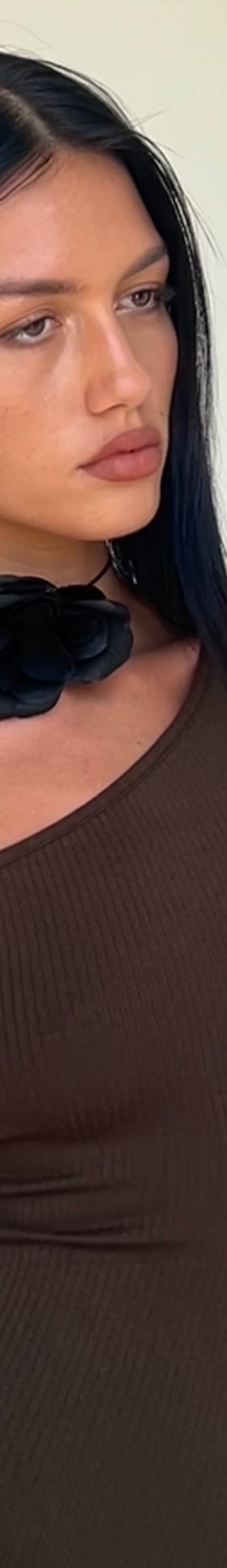 Brown Rib Maxi Dress | Tahyun – motelrocks-com-us