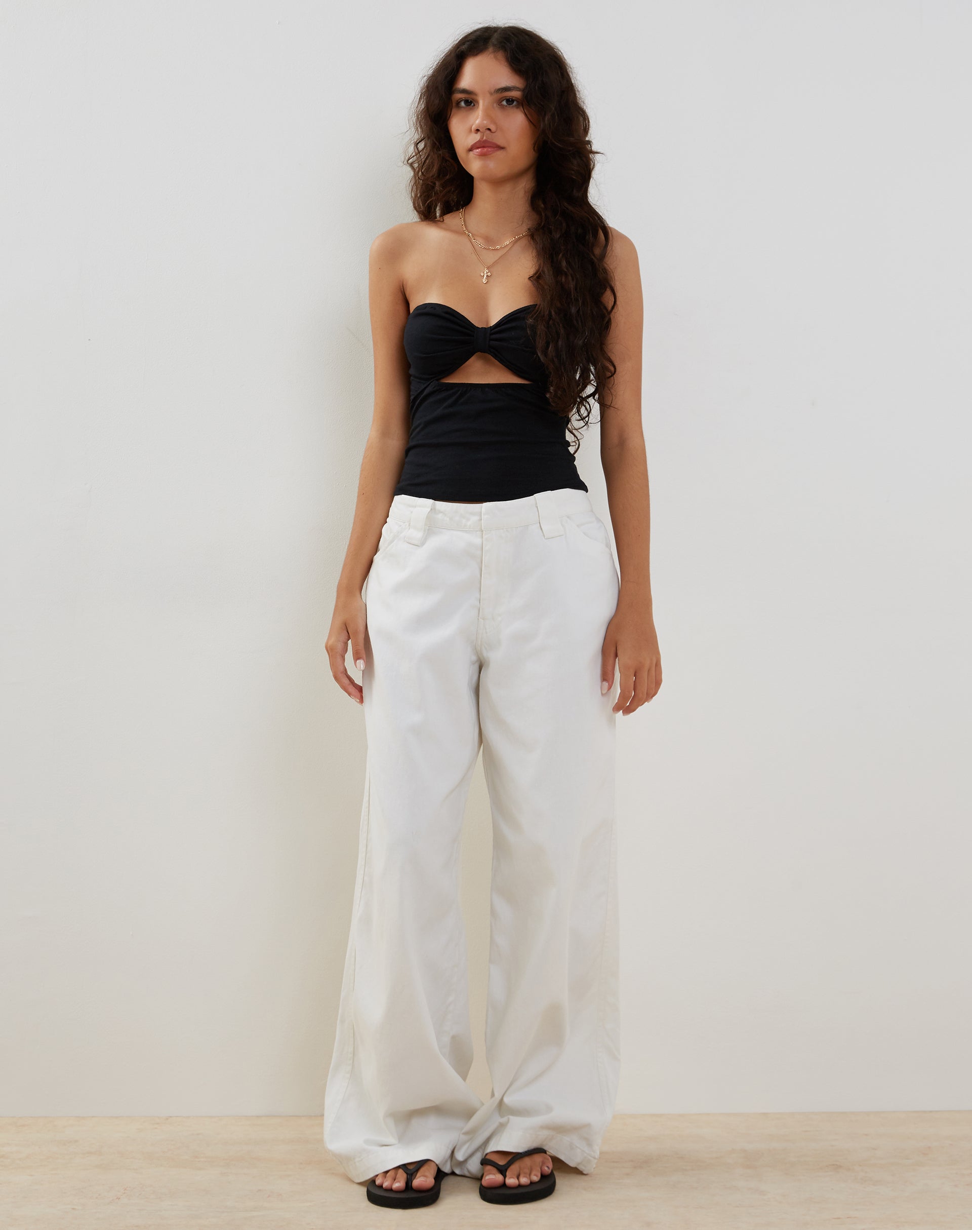 Black Twist Front Top | Tifose – motelrocks-com-us