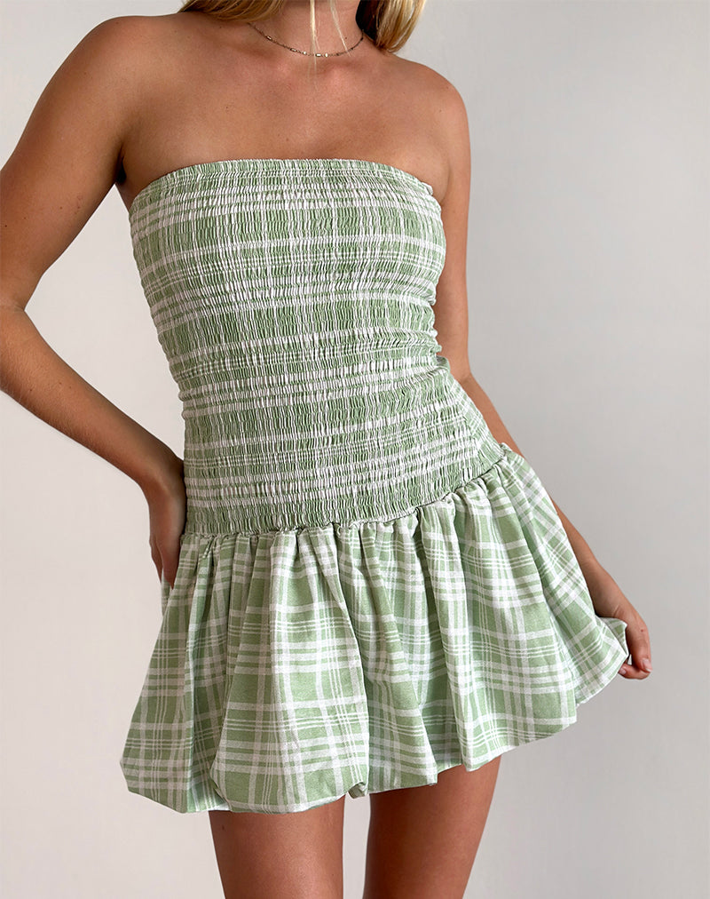 Table Cloth Neo Mint Mini Dress | Tilikum – motelrocks-com-us