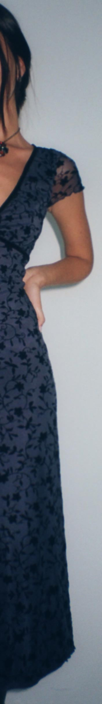 Pretty Petal Flock Black Midi Dress | Vilinia – motelrocks-com-us