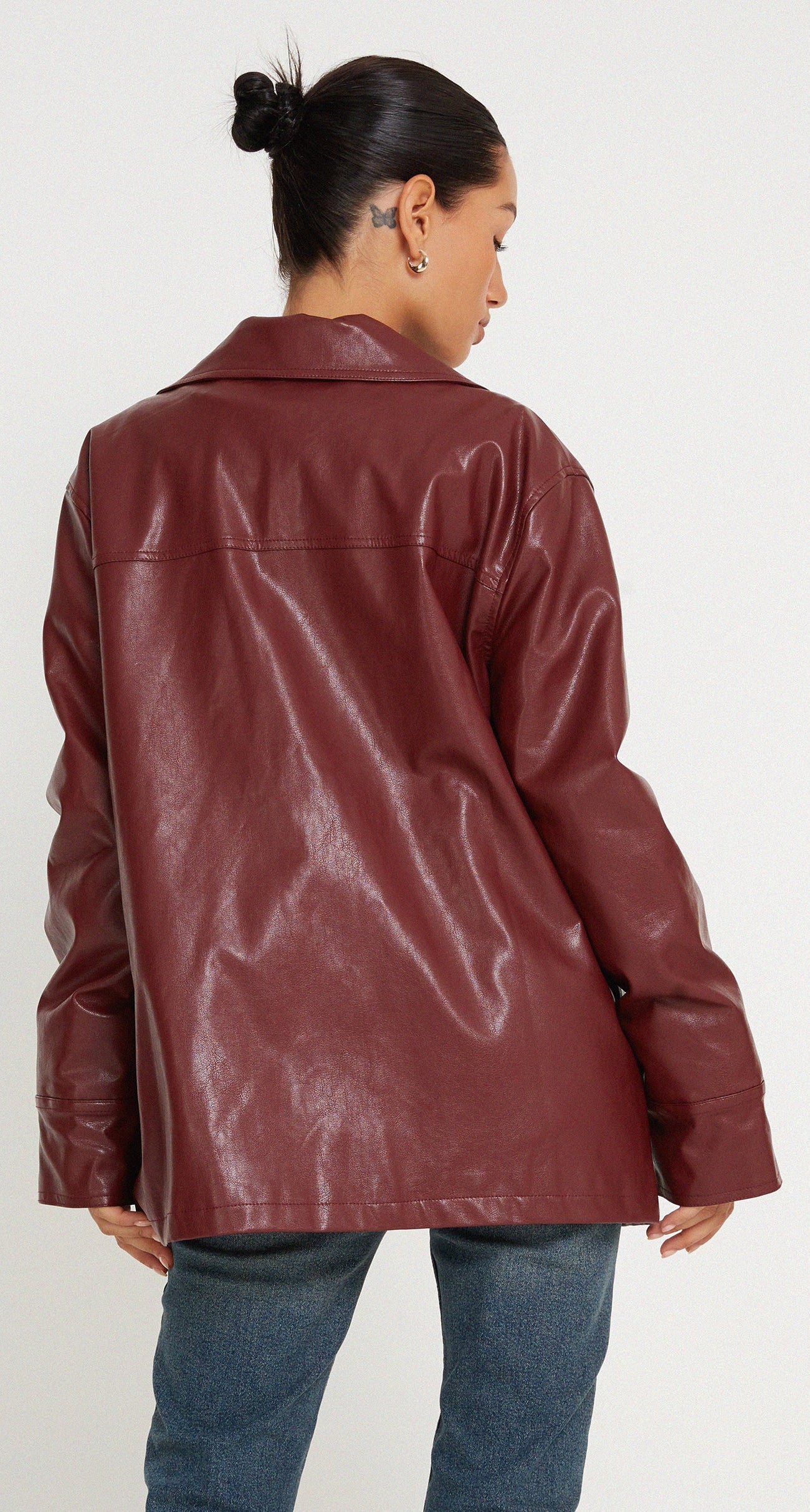 Redwood Pu Leather Jacket | Walta – motelrocks-com-us
