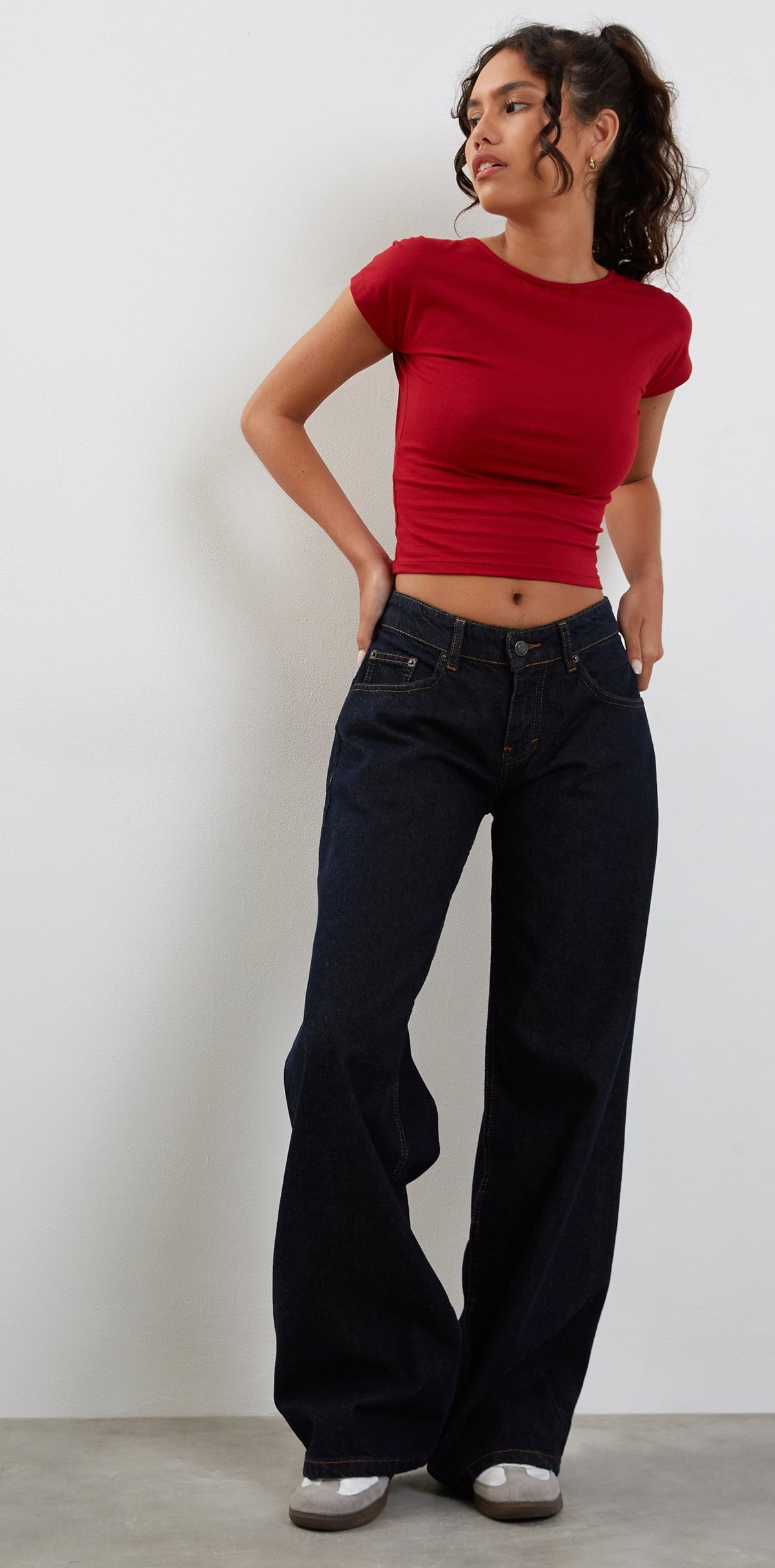 Adrenaline Red Crop Top | Xiwang – motelrocks-com-us