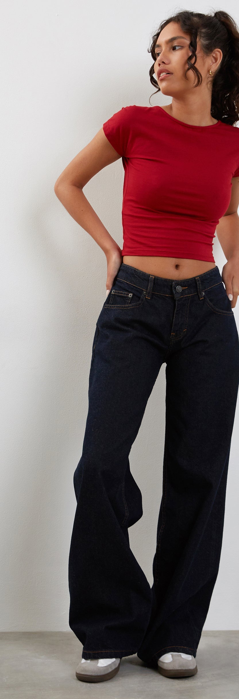 Adrenaline Red Crop Top | Xiwang – motelrocks-com-us