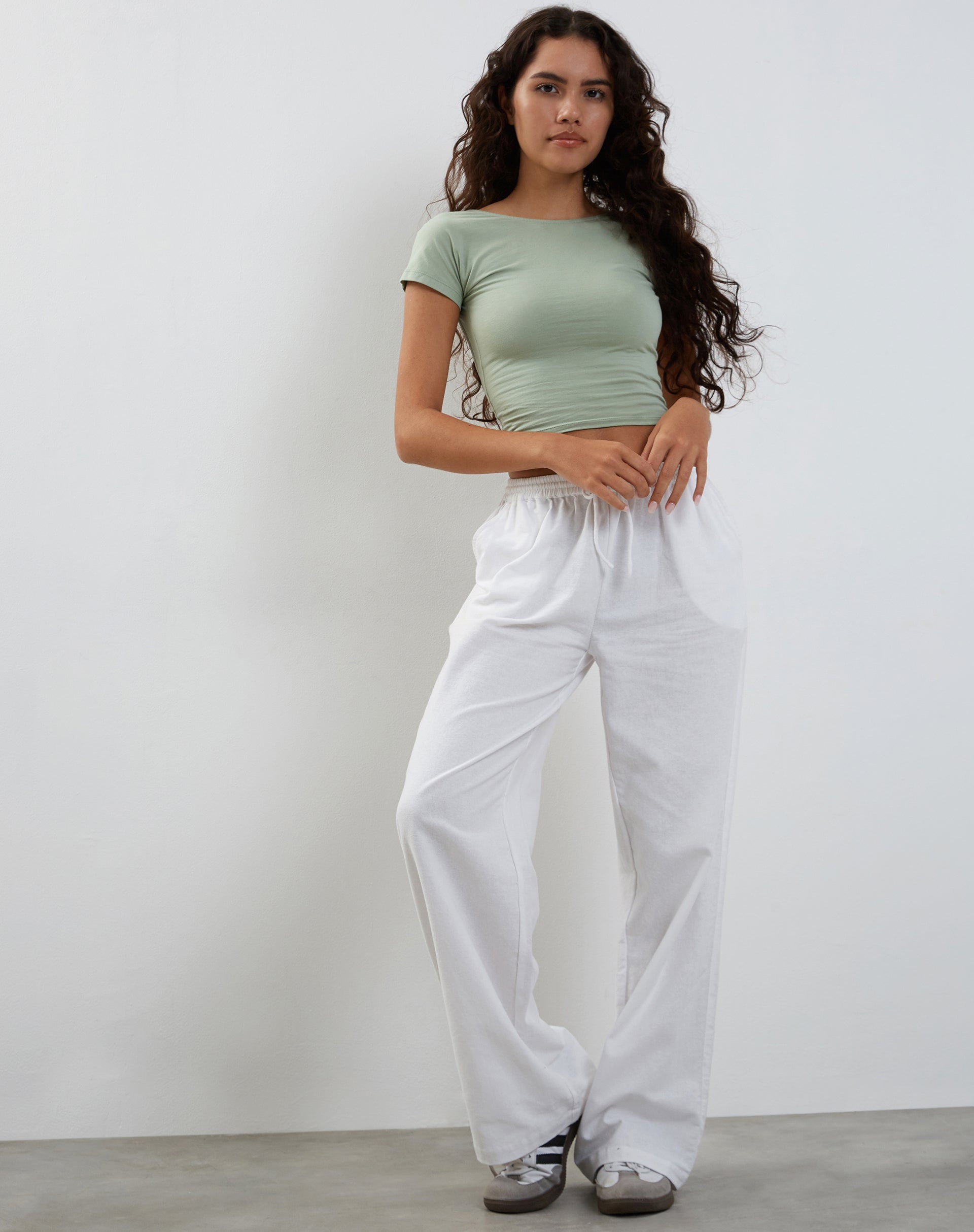 Desert Sage Crop Top | Xiwang – motelrocks-com-us