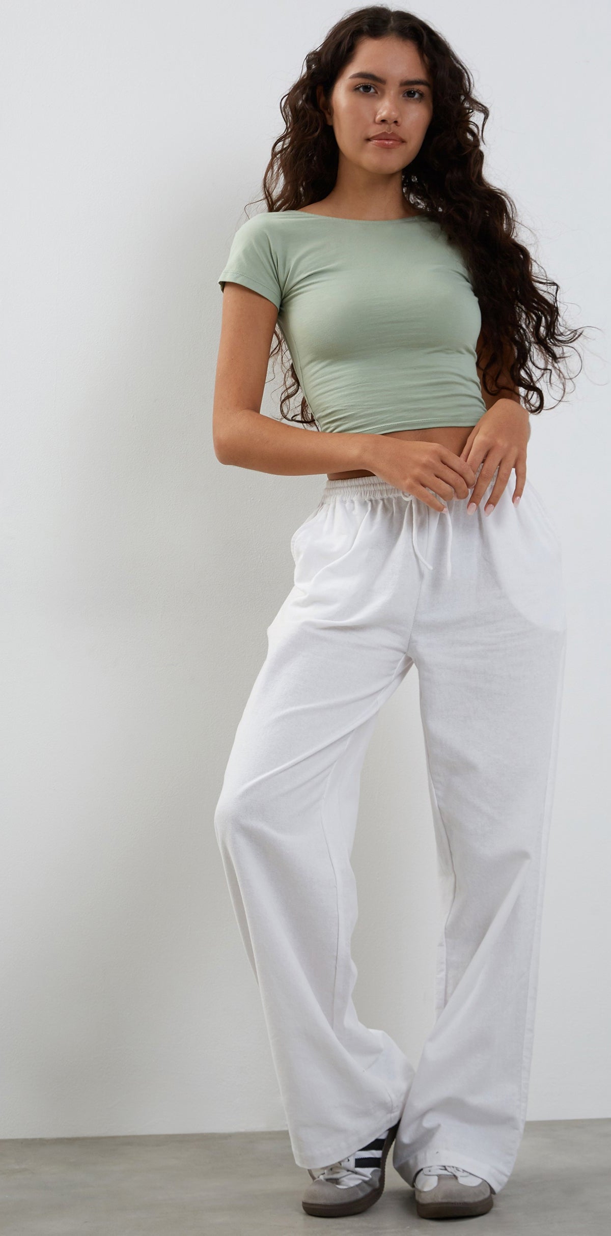 Desert Sage Crop Top | Xiwang – motelrocks-com-us