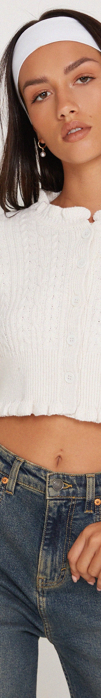 Ivory Button Up Cardigan | Yasona – motelrocks-com-us